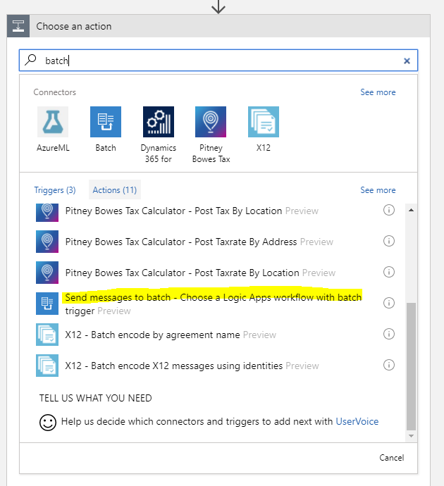 Send messages to batch option not working · Issue #19 · Azure/logicapps · GitHub