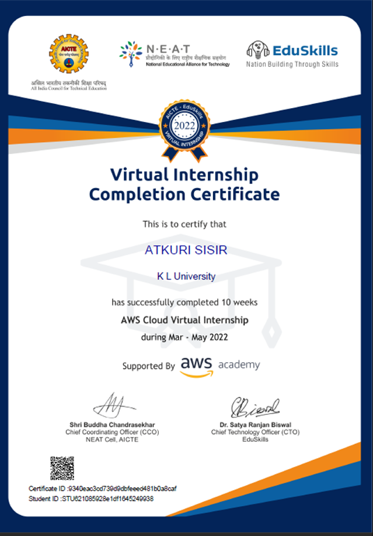 GitHub - 2000031490sisir/AICTE-CLOUD-VIRTUAL-INTERNSHIP
