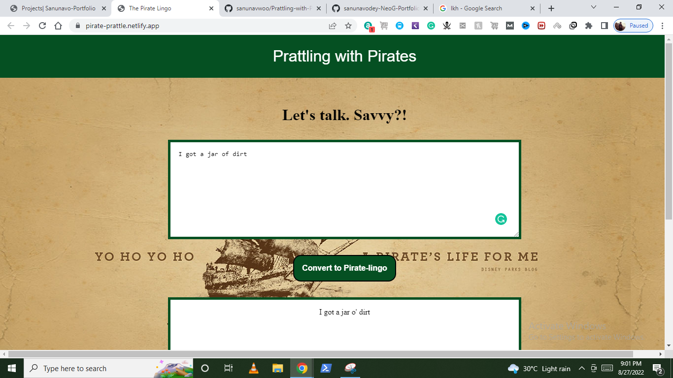 GitHub - sanunavwoo/Prattling-with-Pirates: A fun translator to convert ...
