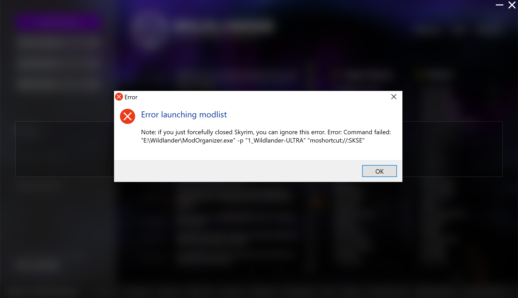 Launcher failing to launch Skyrim · Issue #436 · Wildlander-mod/Launcher · GitHub