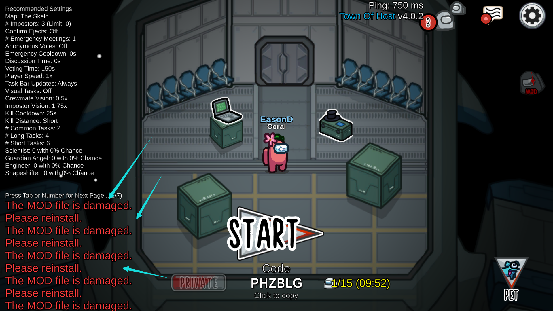 MOD file damaged (v4.0.2) · Issue #1239 · tukasa0001/TownOfHost · GitHub
