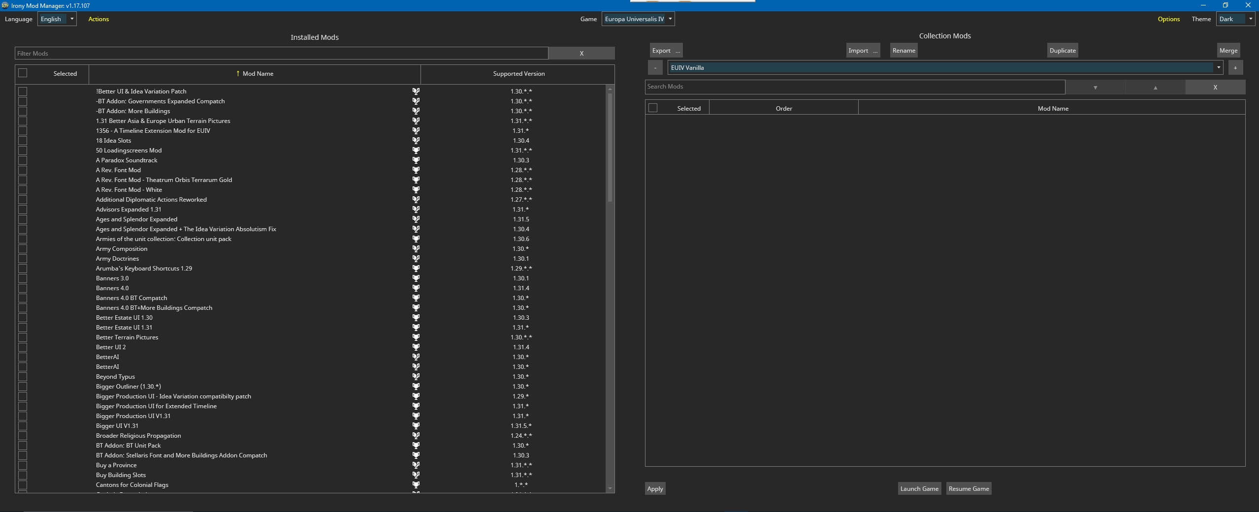Euiv Dlc Not Loading Through Modmanager · Issue 287 · Bcssov Ironymodmanager · Github