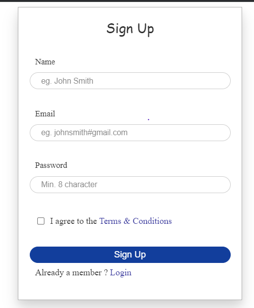 Frontend: Build Sign in/ signup form sub component · Issue #64 · purnima143/Pluto-UI · GitHub
