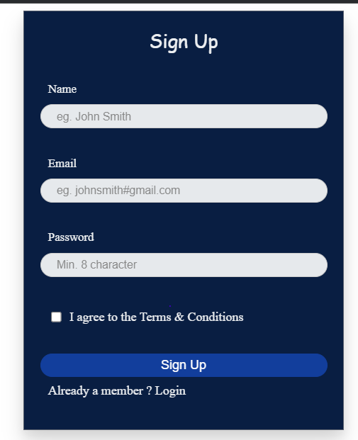 Frontend Build Sign In Signup Form Sub Component · Issue 64 · Purnima143pluto Ui · Github