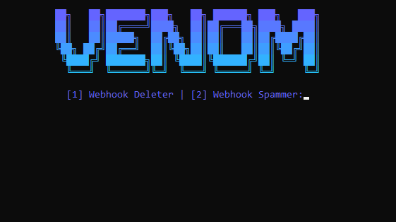GitHub - Starlinkboy/Venom-Webhook-Tool: Venom Webhook Tool. Best way to destroy a webhook.
