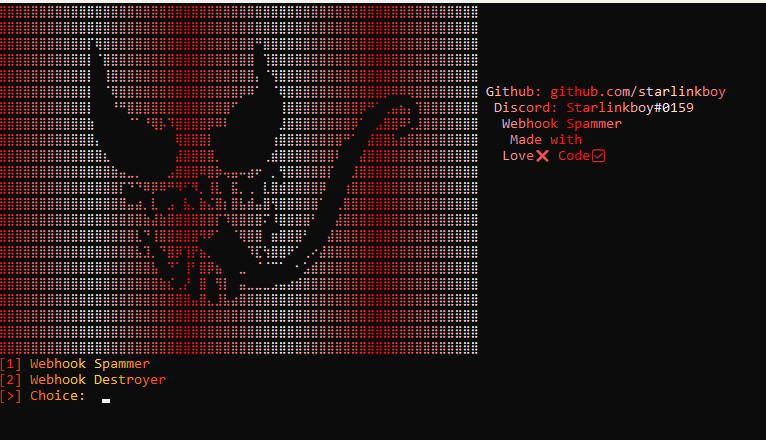 GitHub - Starlinkboy/Venom-Webhook-Tool-v2: My webhook spammer and ...