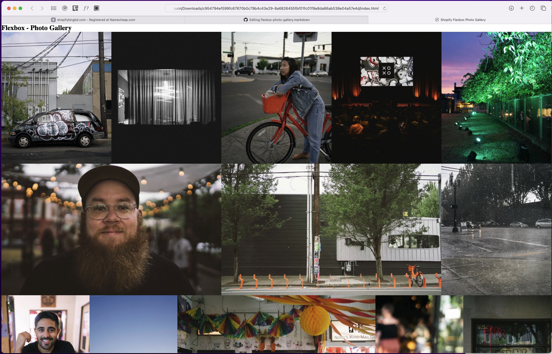 Flexbox - photo gallery · GitHub