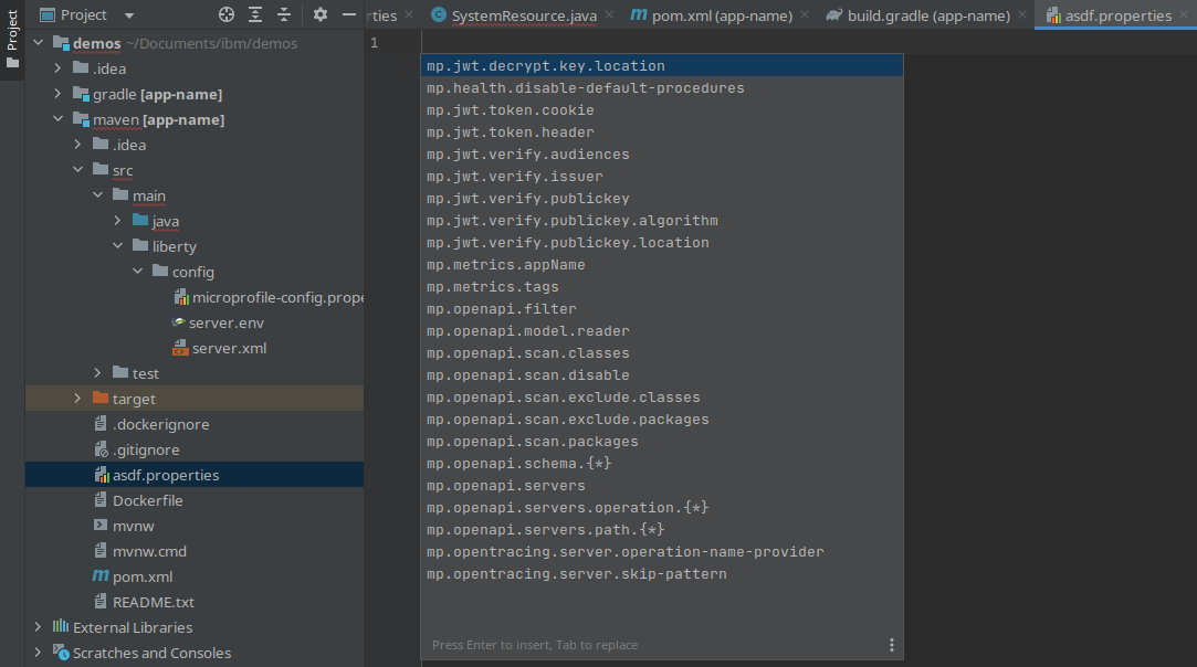 *.properties files on root get recognized as MicroProfile properties · Issue #195 · OpenLiberty ...