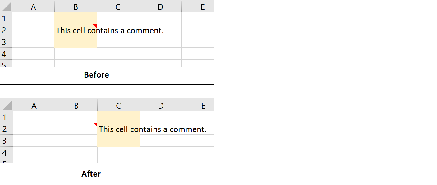 Insert cells sometimes doesn't shift comments · Issue #441 ...