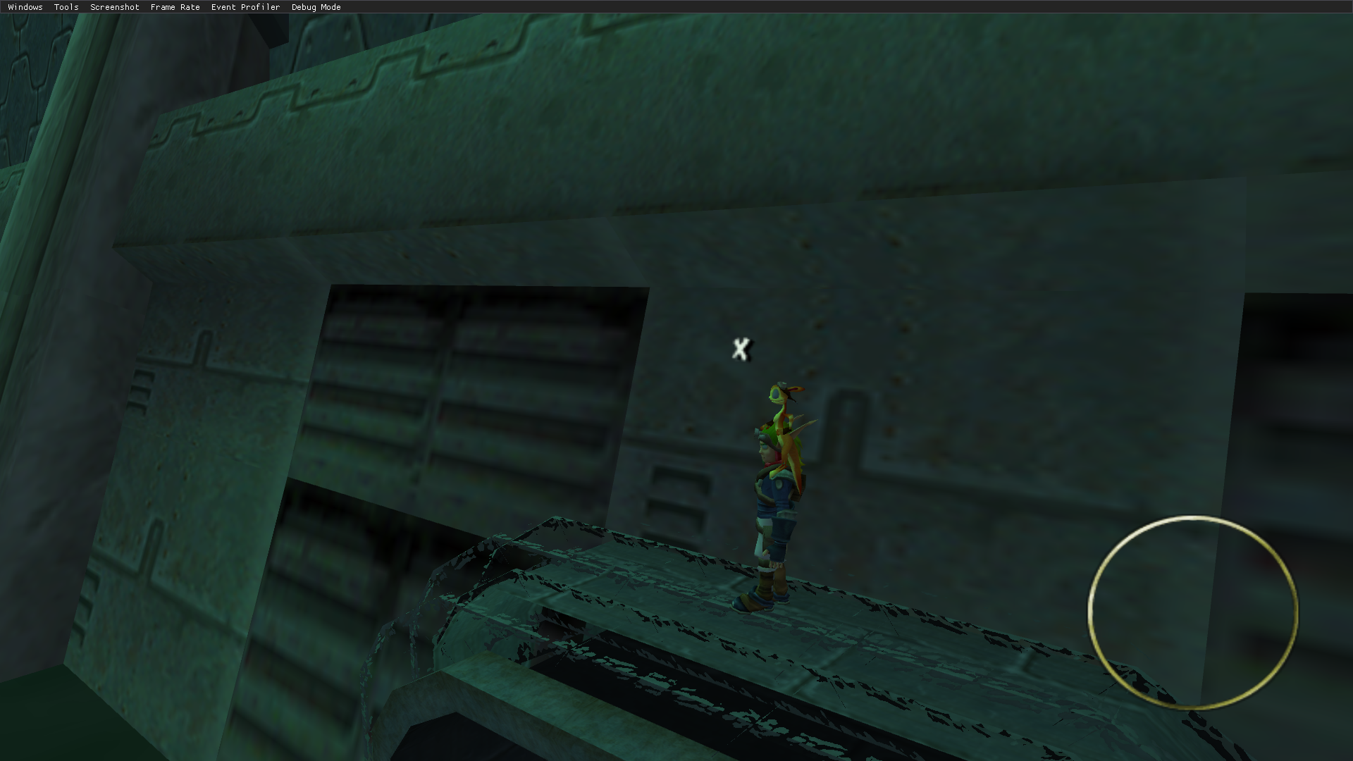 The end of the pipe daxter exits from has graphical issues (tfrag alpha ...
