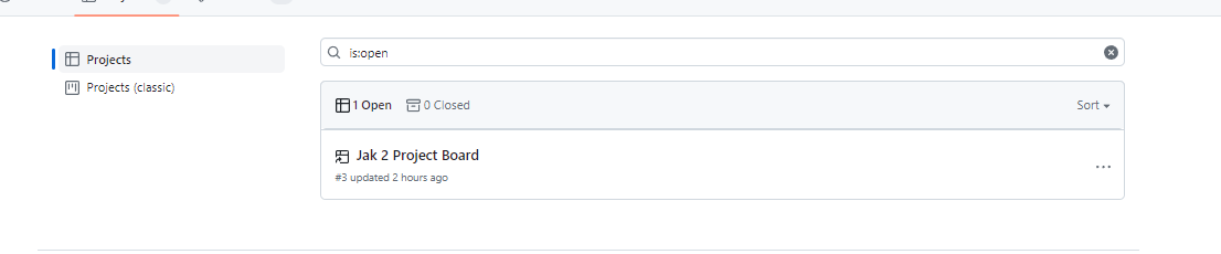 Jak 1 Project board is not properly linked to the jak-project ...