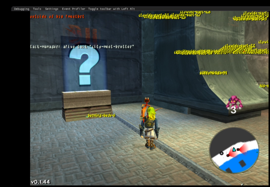 Jak 2 Burning-bush-6 does not activate when on city-meet-brutter · Issue #3122 · open-goal/jak ...