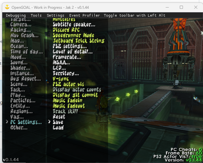 can't boot jak 2 outside of debug mode because of main menu problem · Issue #3125 · open-goal ...