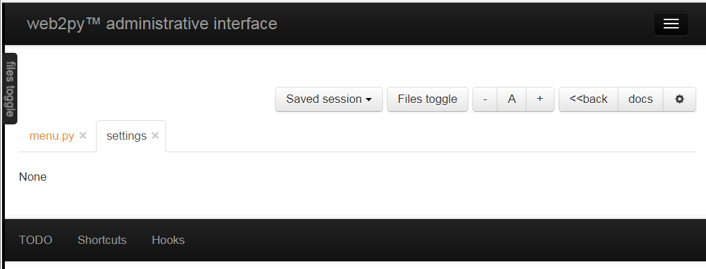 "Change Editor Settings" shows "None" after "Save" (Win download) · Issue #1977 · web2py/web2py ...