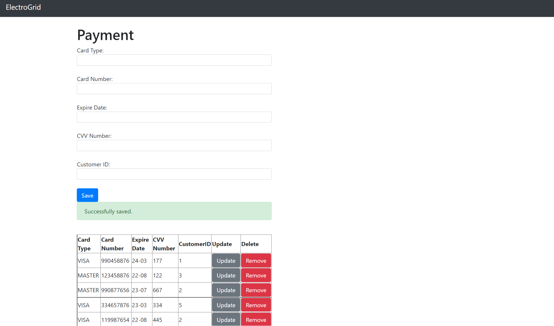 GitHub - Malshis/SLIIT_PAF_Payment_IT20234898: PAF UI Design