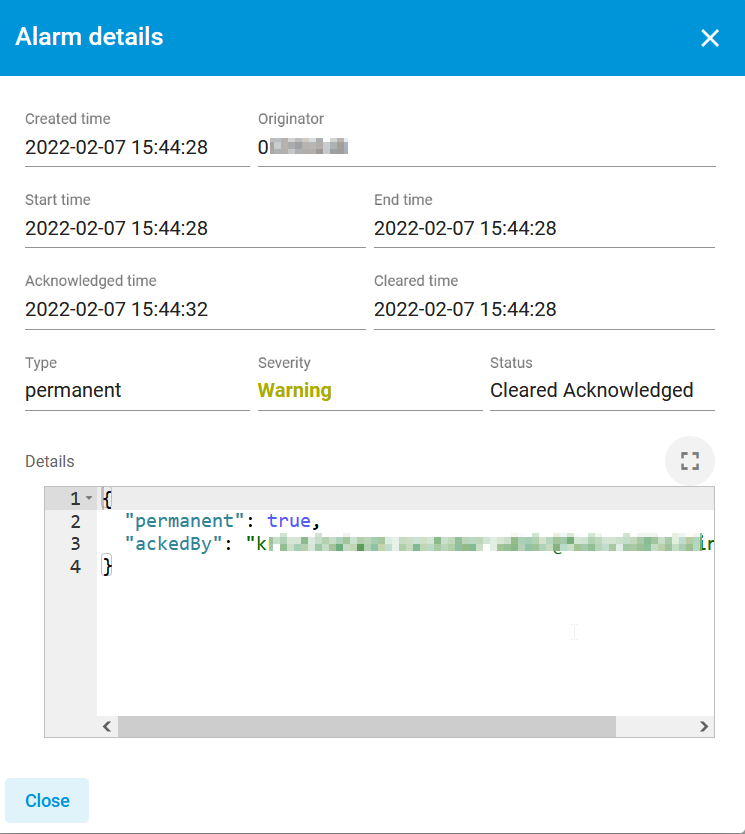 [Feature Request] Save and view which user achnowledged an alarm ...