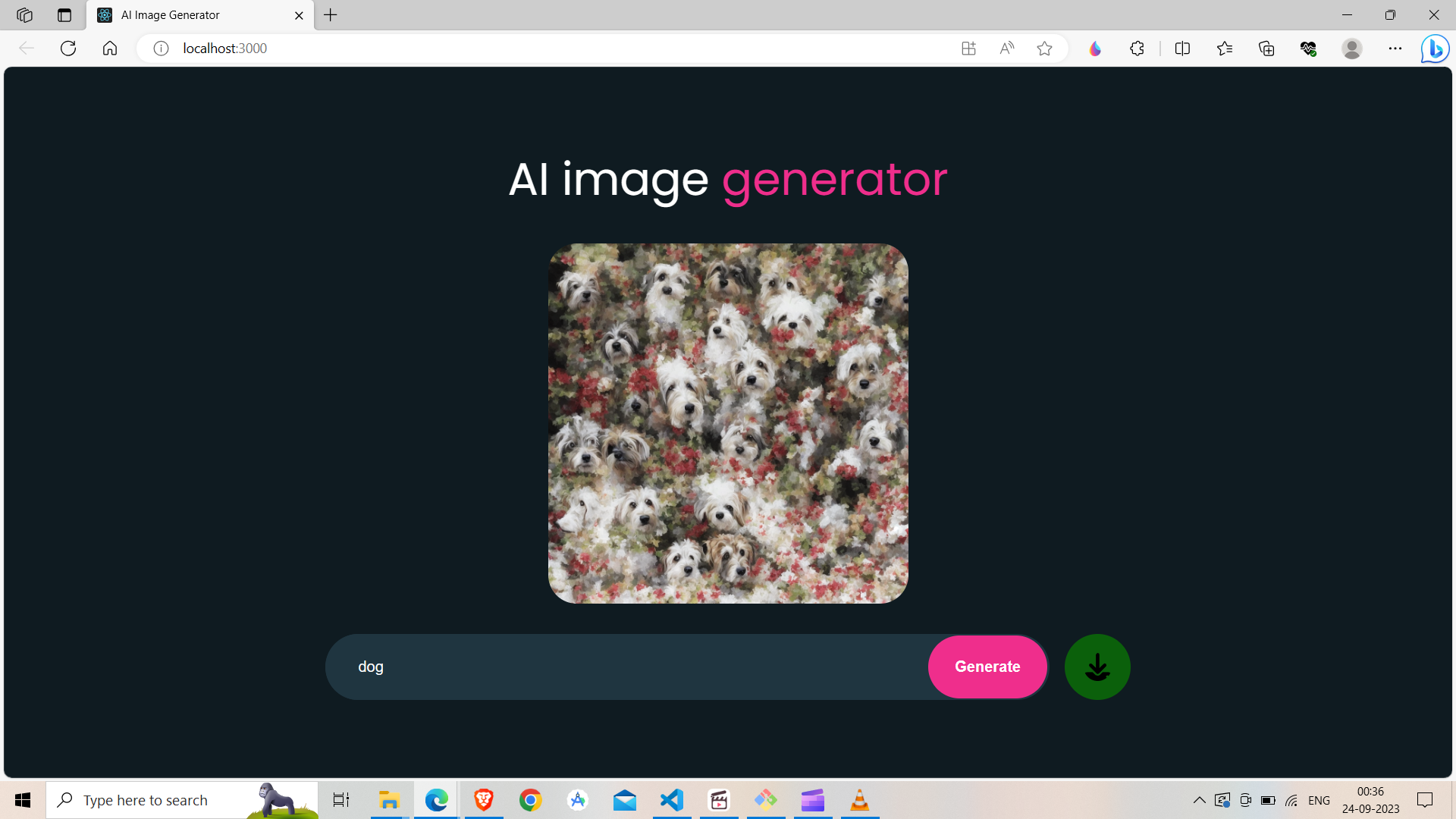 GitHub - khan-mujeeb/AI-Image-Generator: Turn words into stunning AI-generated Art and drawings ...