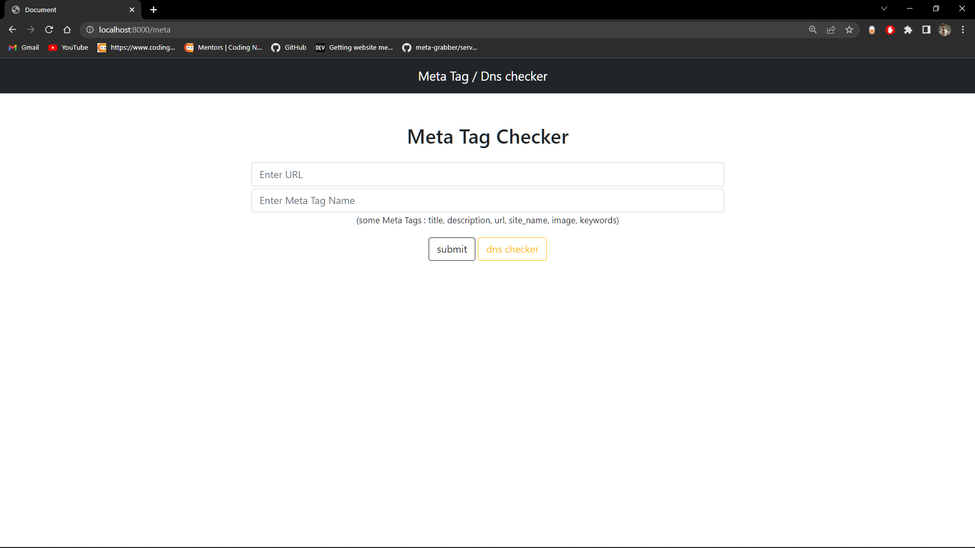 GitHub - 0Apexx0/Meta-Tag-and-Dns-Validator