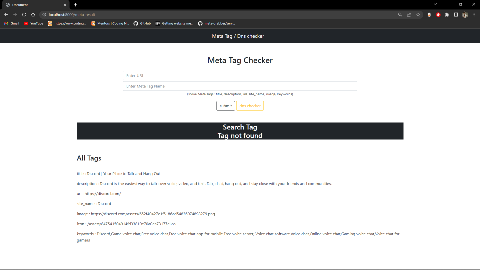 GitHub - 0Apexx0/Meta-Tag-and-Dns-Validator