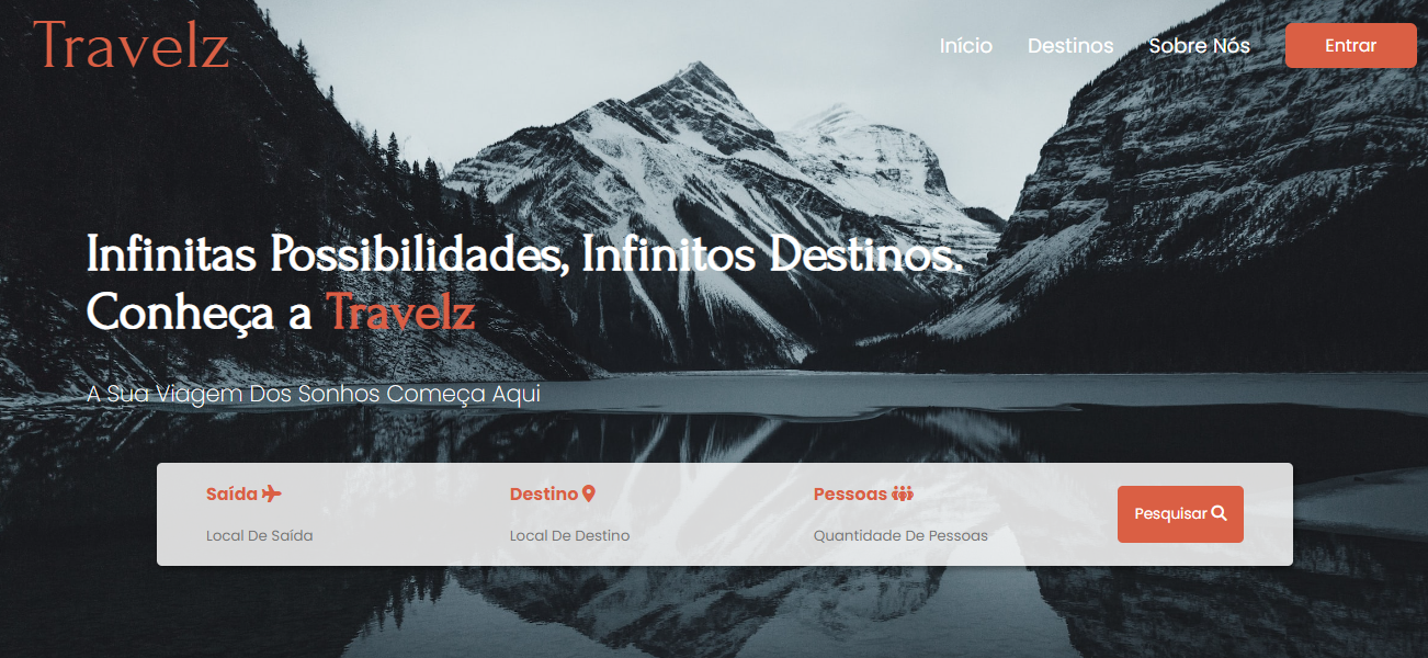 GitHub - JoaoLucasCordeiro/travelz_landing_page: Landing Page ...