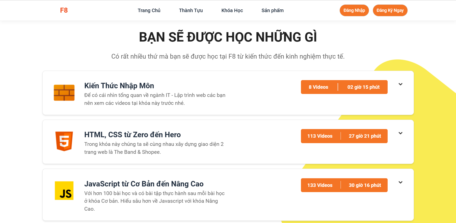 GitHub - huydu20/f8-landing-page: F8 Langding page using HTML, CSS and ...