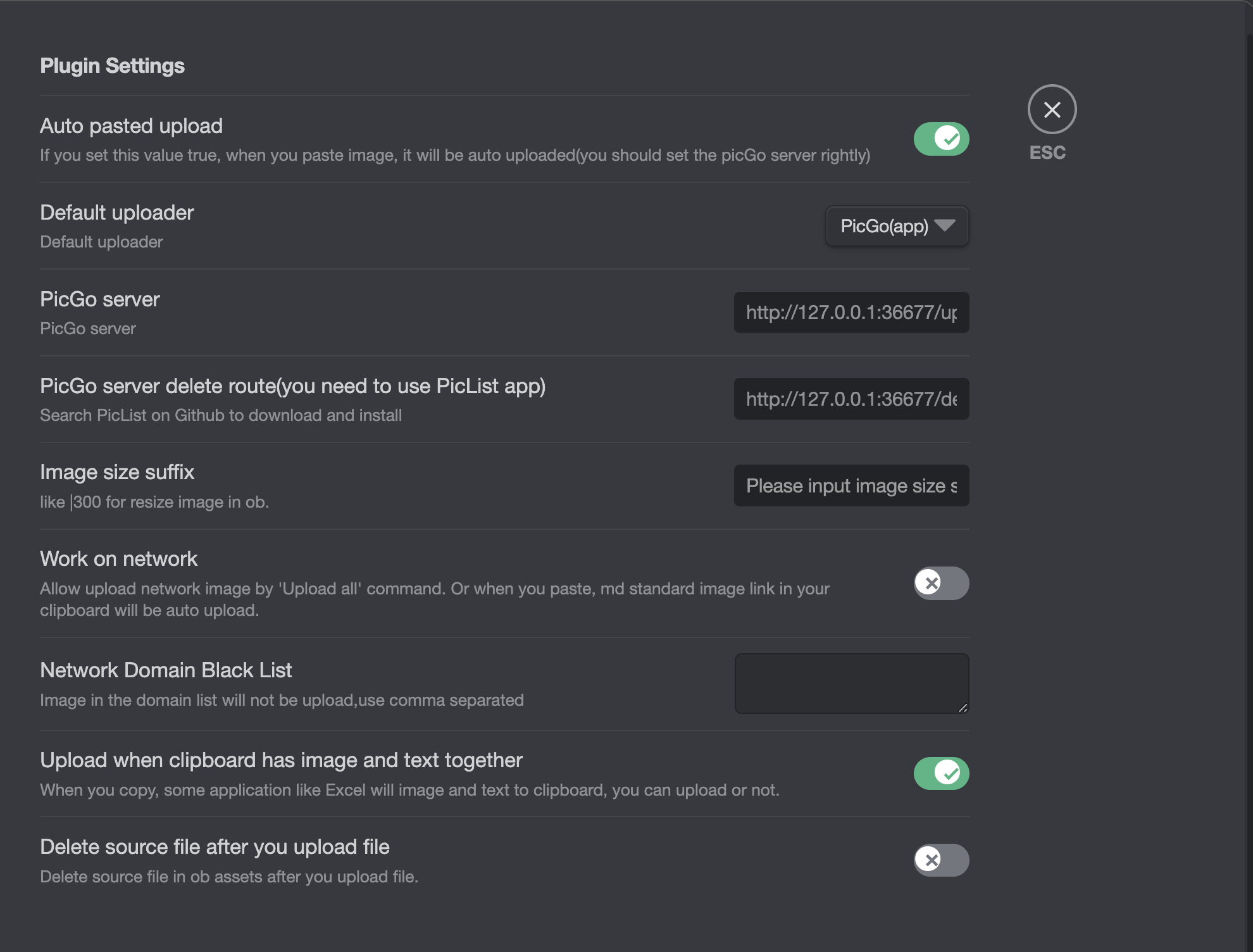 [Bug]: obsidian无法上传图片 · Issue #1135 · Molunerfinn/PicGo · GitHub
