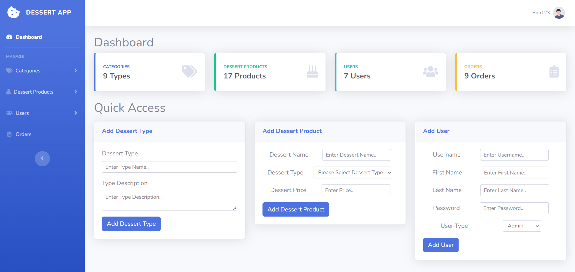 GitHub - Caerfyre/DessertApp: Dessert App is a simple dessert management and ordering web ...