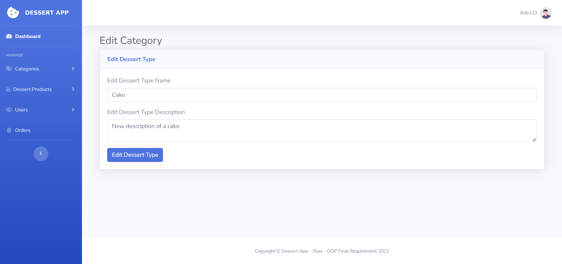 GitHub - Caerfyre/DessertApp: Dessert App is a simple dessert management and ordering web ...