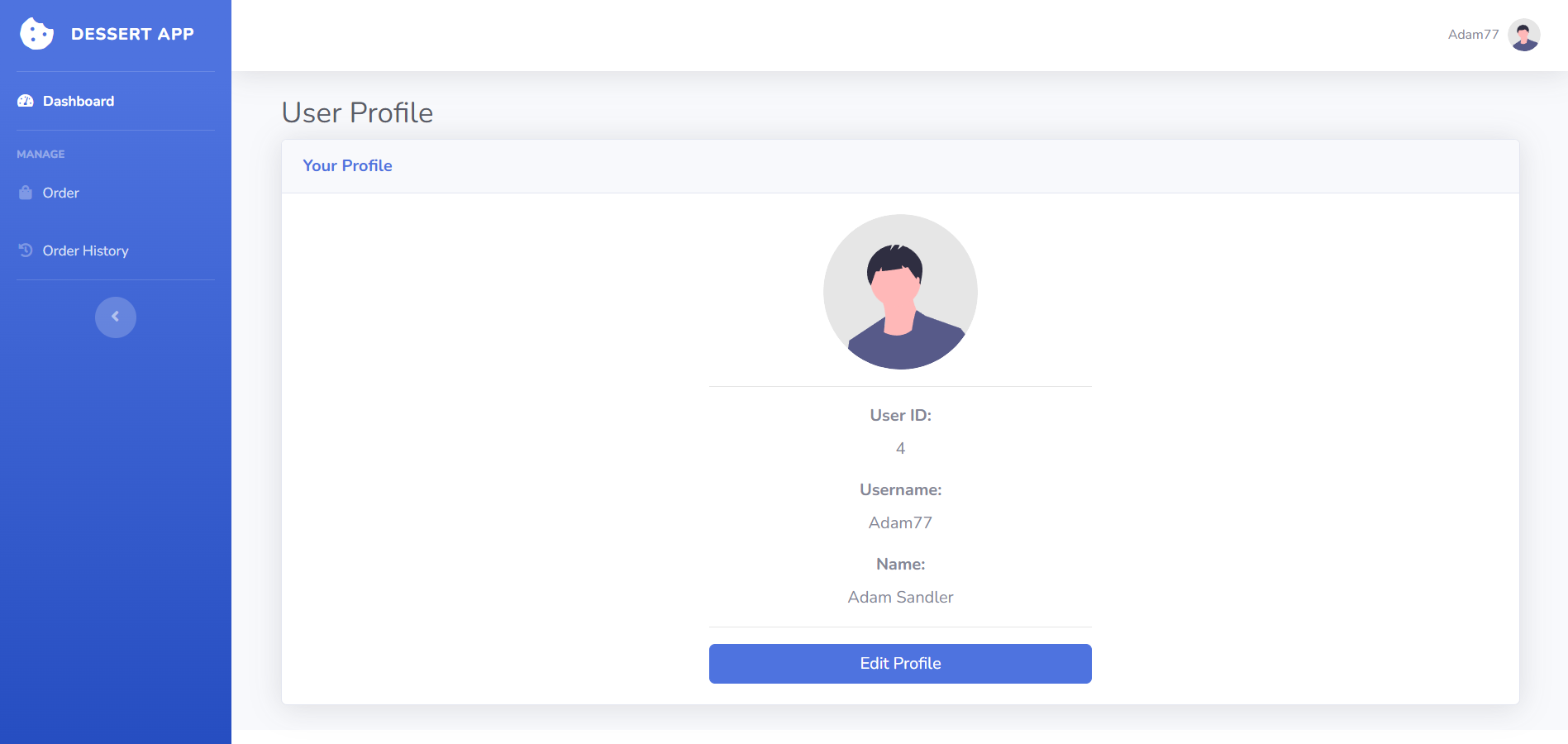 GitHub - Caerfyre/DessertApp: Dessert App is a simple dessert management and ordering web ...
