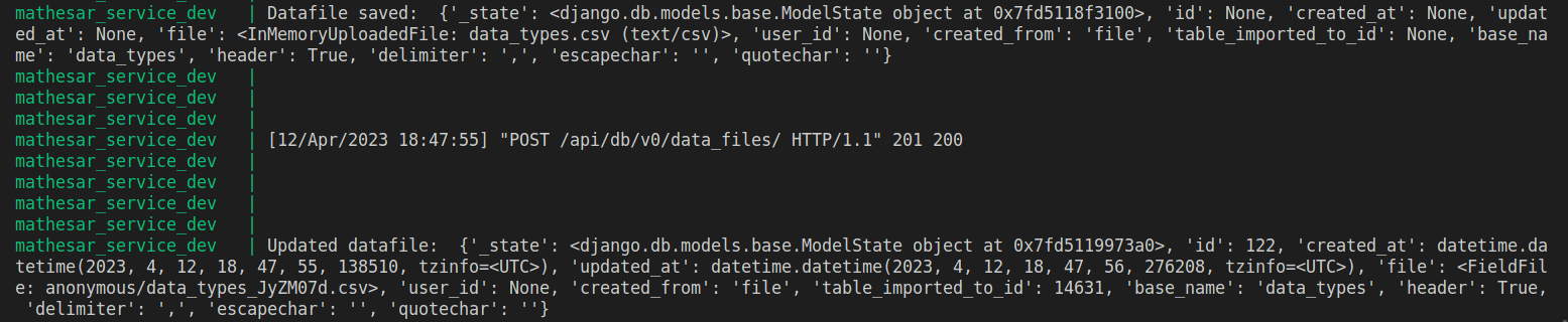 Unable to load Preview of the table on importing data from csv file in demo mode · Issue #2793 ...