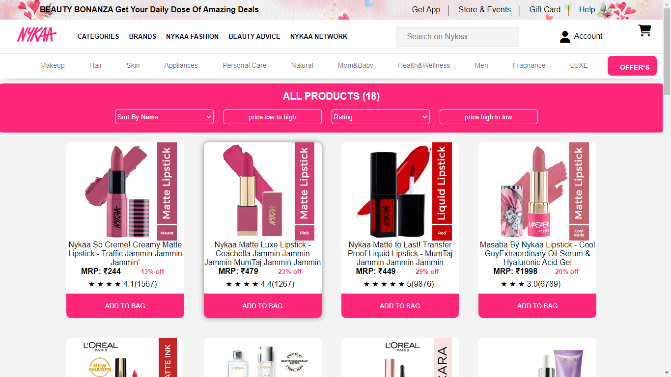 GitHub - sachin2398/Nykaa-Project: Nykaa-Project