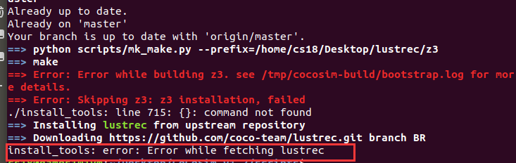 Cocosim install Problem · Issue #10 · NASA-SW-VnV/CoCoSim · GitHub