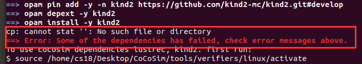 Cocosim install Problem · Issue #10 · NASA-SW-VnV/CoCoSim · GitHub