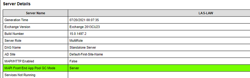 [Issue] - Health Checker · Issue #712 · microsoft/CSS-Exchange · GitHub