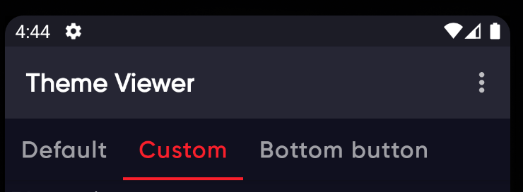 Tablayout Tablayout Inside Appbarlayout Dark Theme Bug · Issue 2148 · Material Components