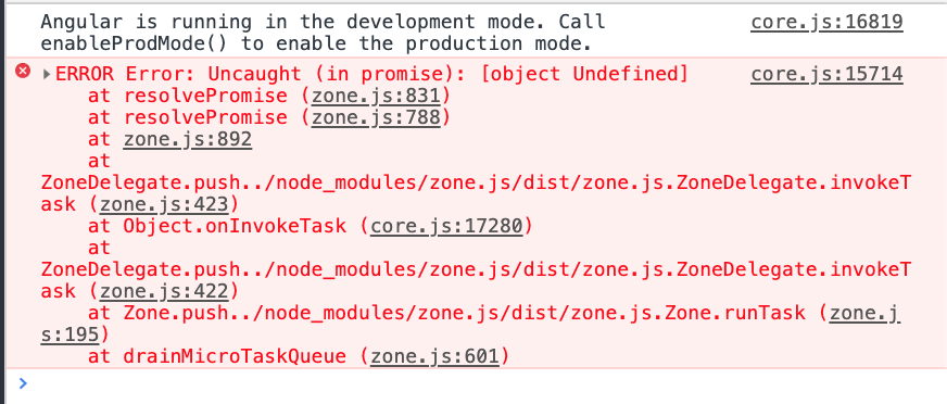 Apollocreate Throws Error Uncaught In Promise · Issue 1160 · Kamilkisielaapollo Angular 9182