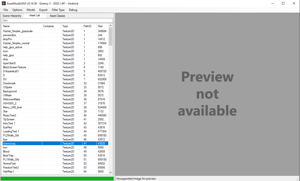 Preview not Available · Issue #393 · Perfare/AssetStudio · GitHub