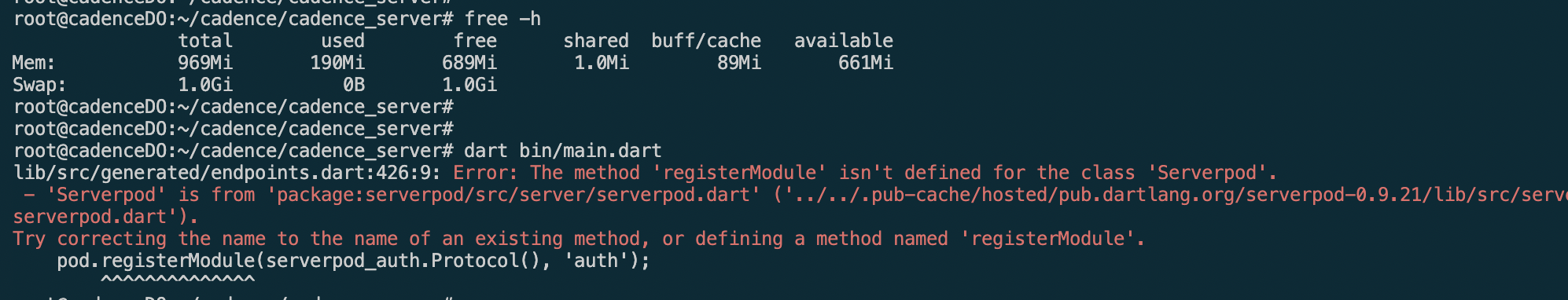 Killed - When launch server · serverpod serverpod · Discussion #539 · GitHub