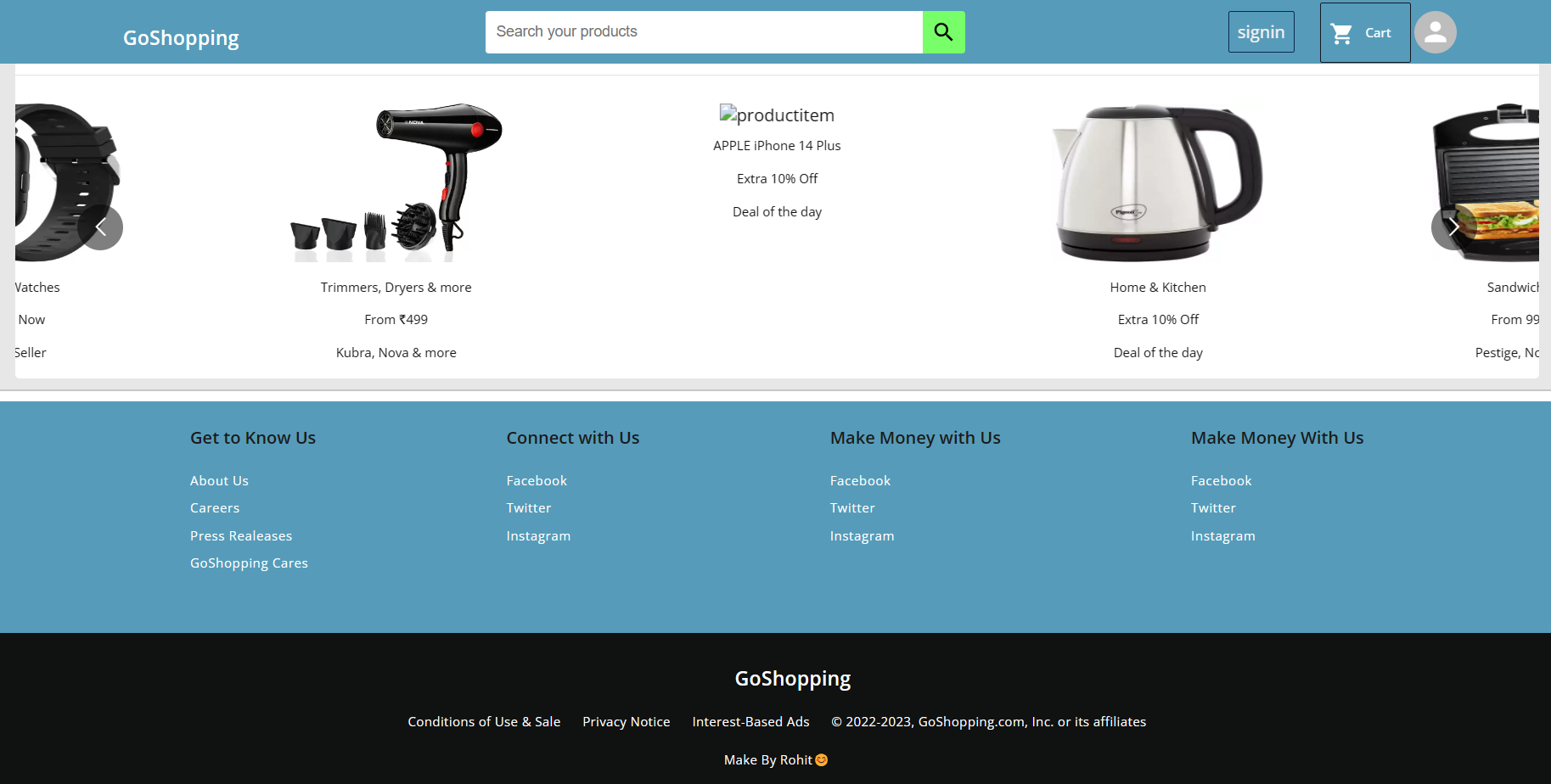 GitHub - RohitRawat2001/Go_Shopping