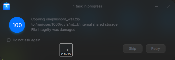 [deepin 20] [Bug] File integrity was damaged on gvfs media · Issue #2300 · linuxdeepin/developer ...