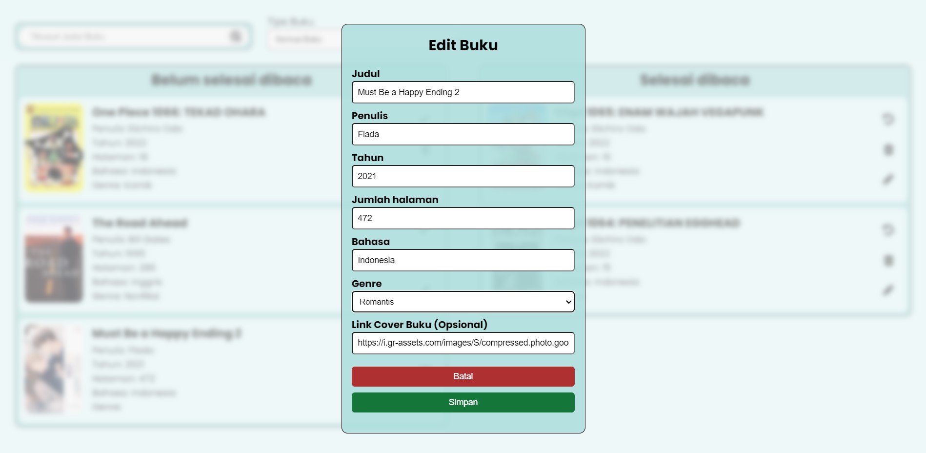 GitHub - nurkholiqaganihafid/MyBookshelf: Bookshelf Apps is a web application that can enter ...
