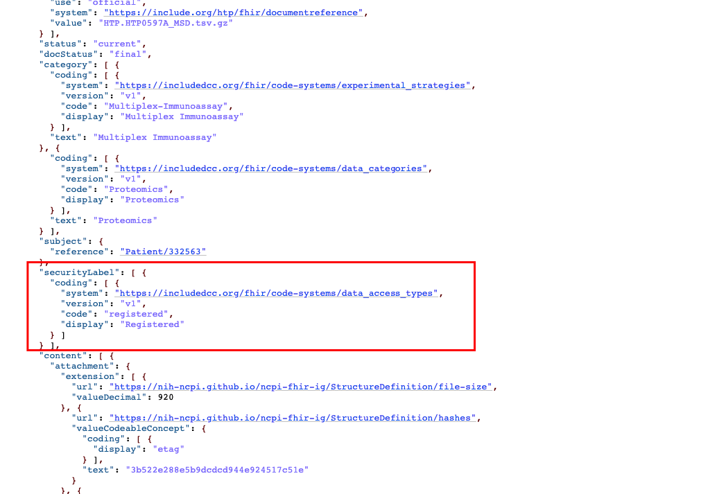 [FHIR -- DocumentReference] Add SecurityLabel to BRI-DSR · Issue #8 · include-dcc/inc-portal ...