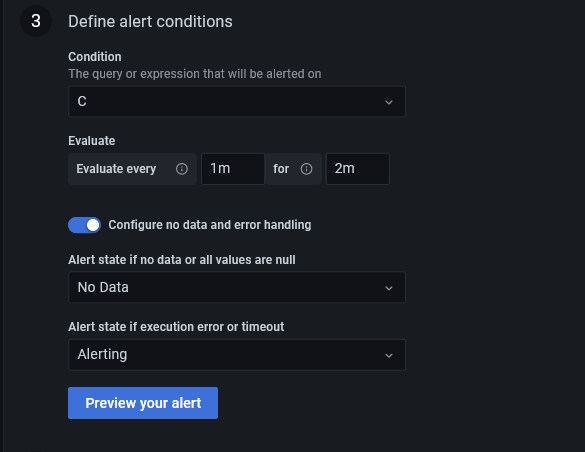 NO DATA alert notification should be sent, but error notifications are sent out. · Issue #39711 ...