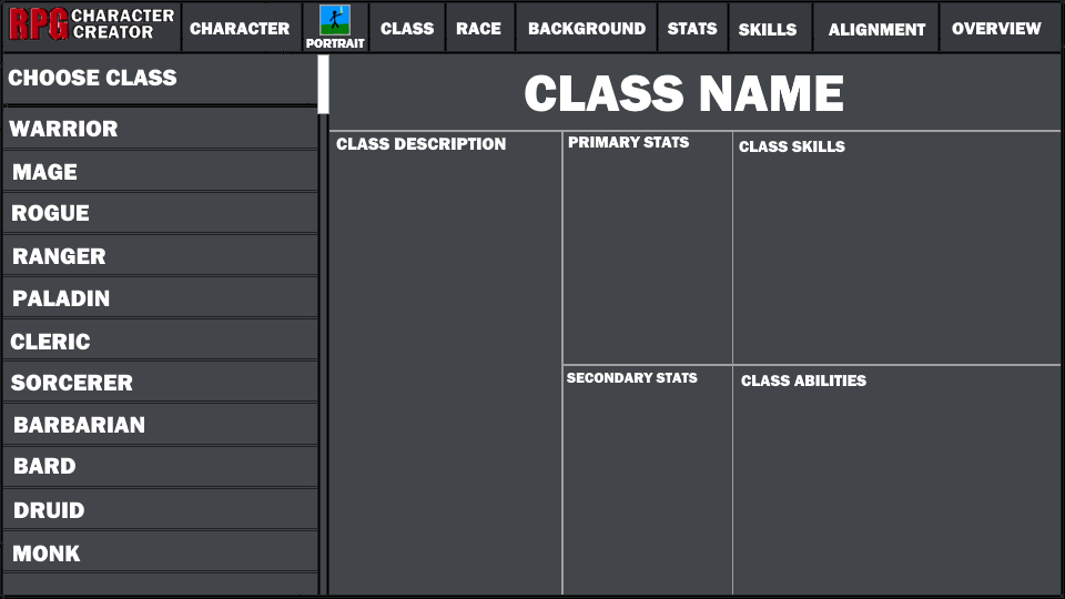 GitHub - ethcbuch/RPGCharacterCreator