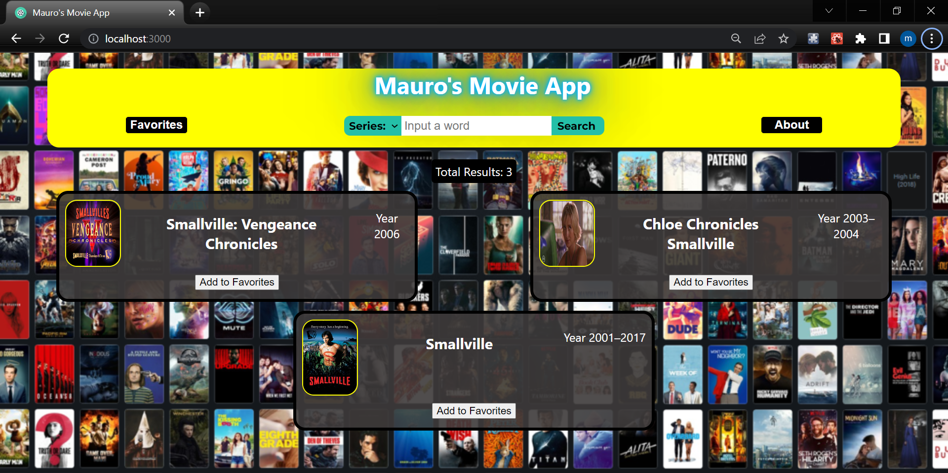 GitHub - MauroMichael/Mauro-s-Movies