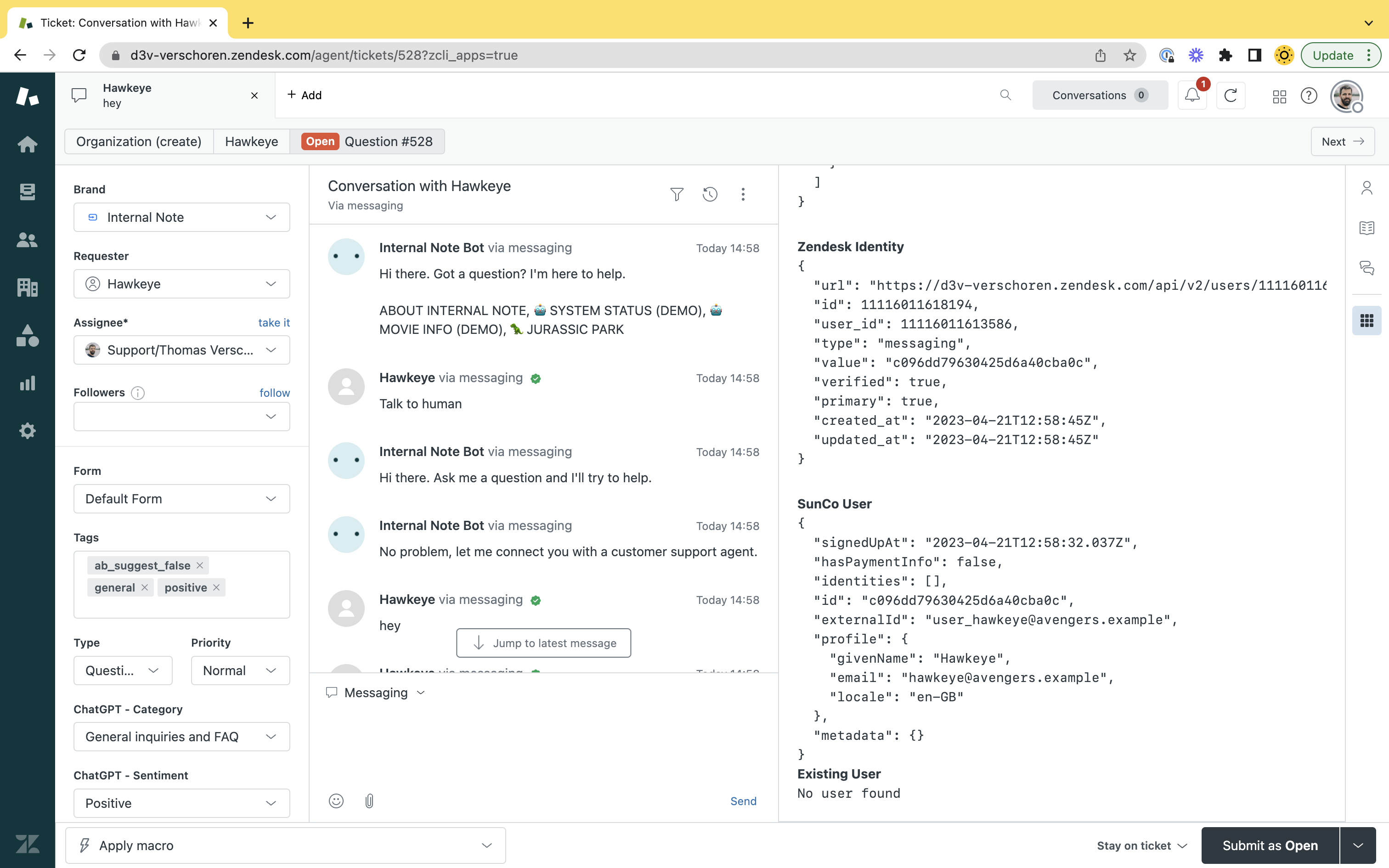 GitHub - verschoren/messaging_user_merger: An app that merges Messaging and Email users in Zendesk