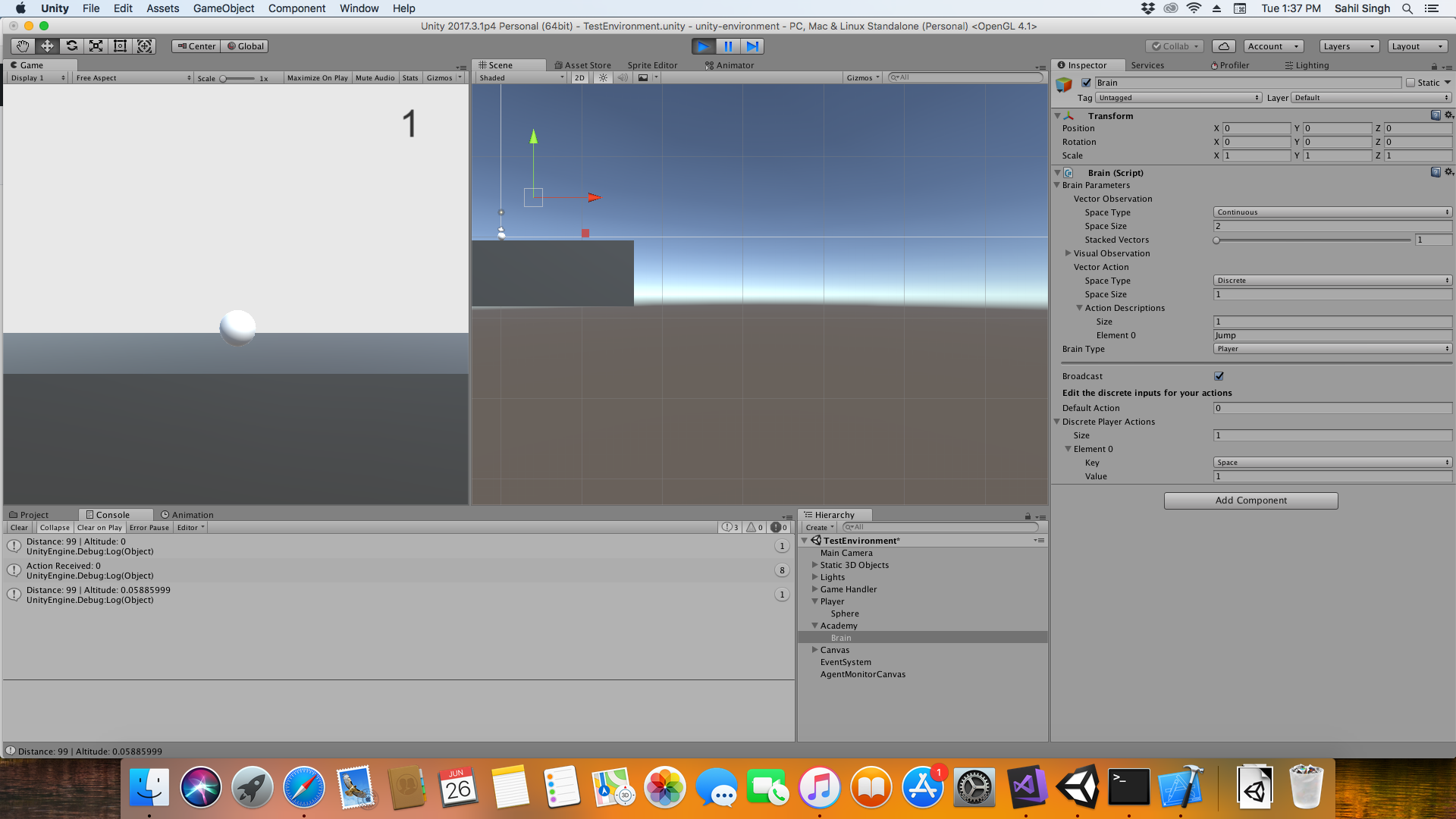 Questions on Received Action · Issue #921 · Unity-Technologies/ml ...