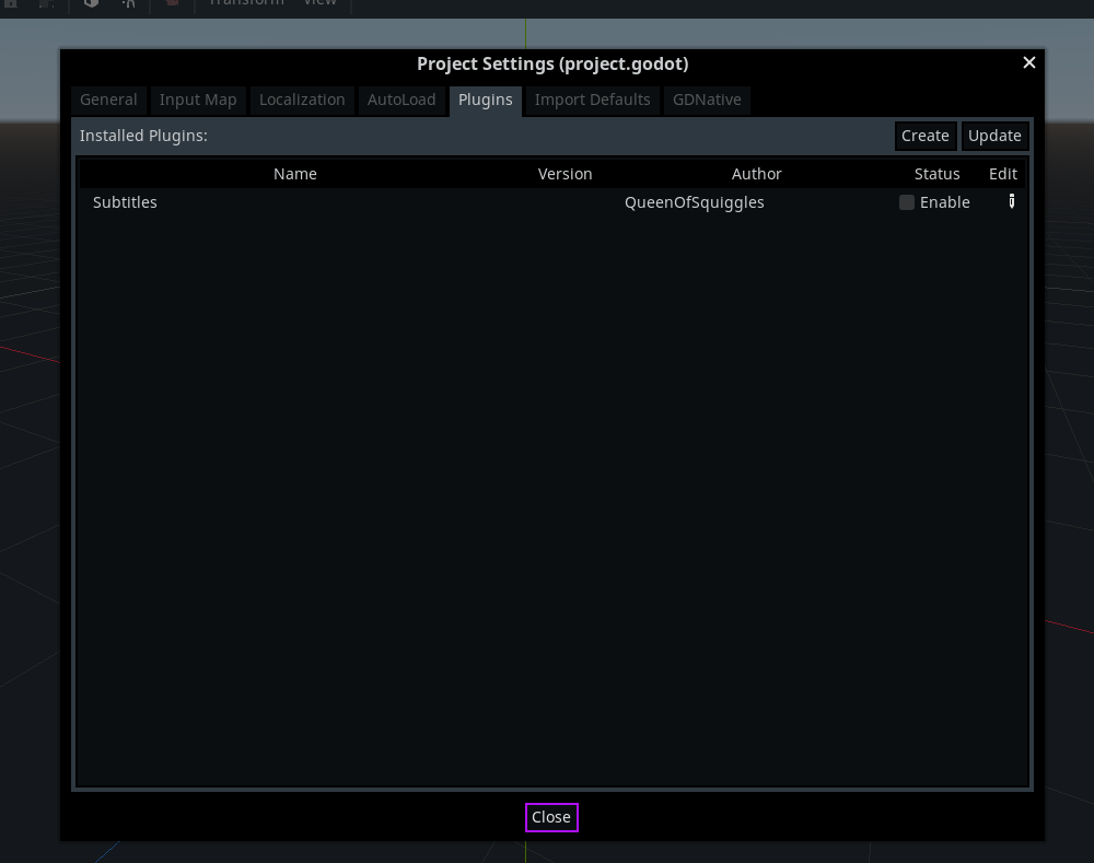 Getting Started (Tutorial) - QueenOfSquiggles/godot-dynamic-subtitles GitHub Wiki