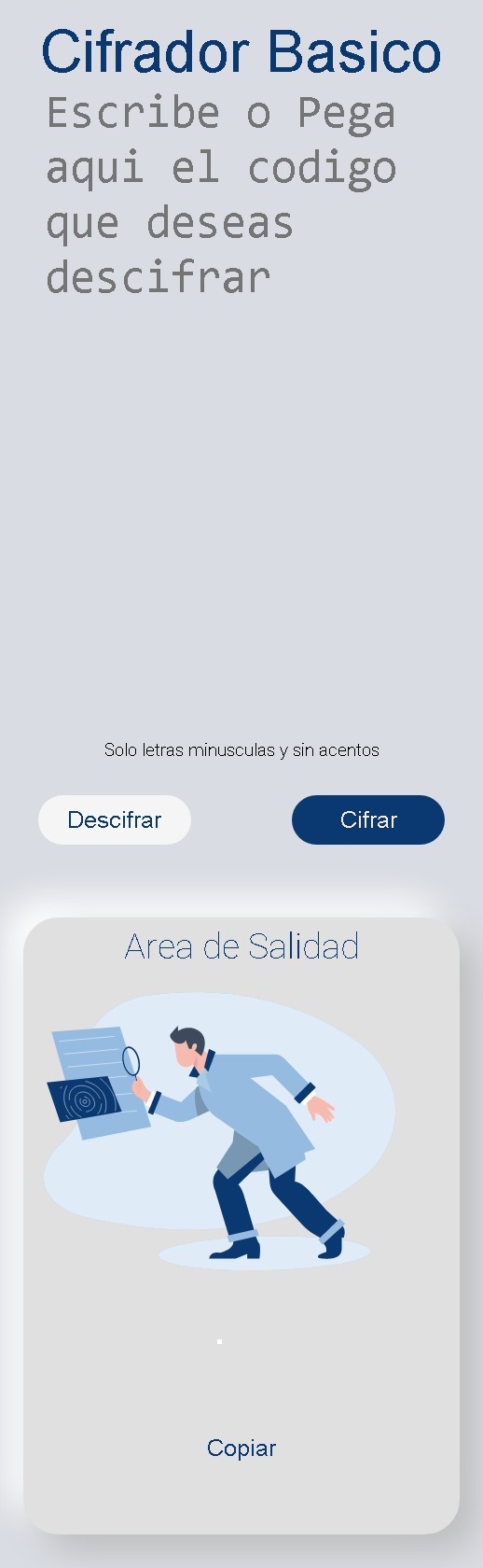 GitHub - AlfredAmaya/Cifrador-Basico: Proyecto de sustitución de práctica
