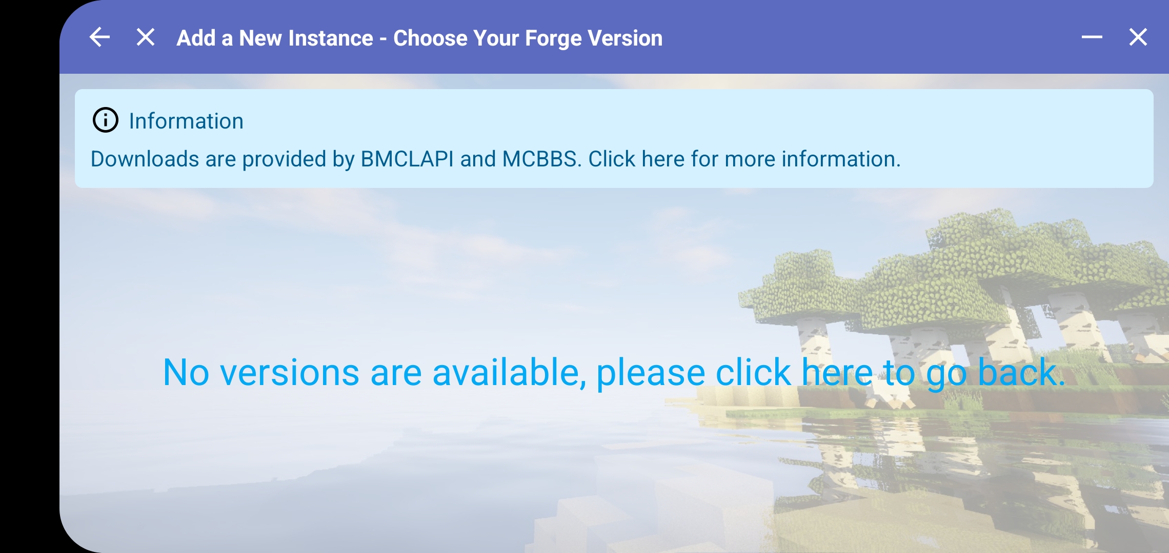 Cant download any modloader/optfine · Issue #125 · HMCL-dev/HMCL-PE · GitHub
